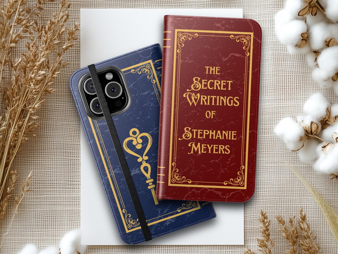 Personalized Vintage Book Cover Phone Case, Book Wallet iPhone Case ...