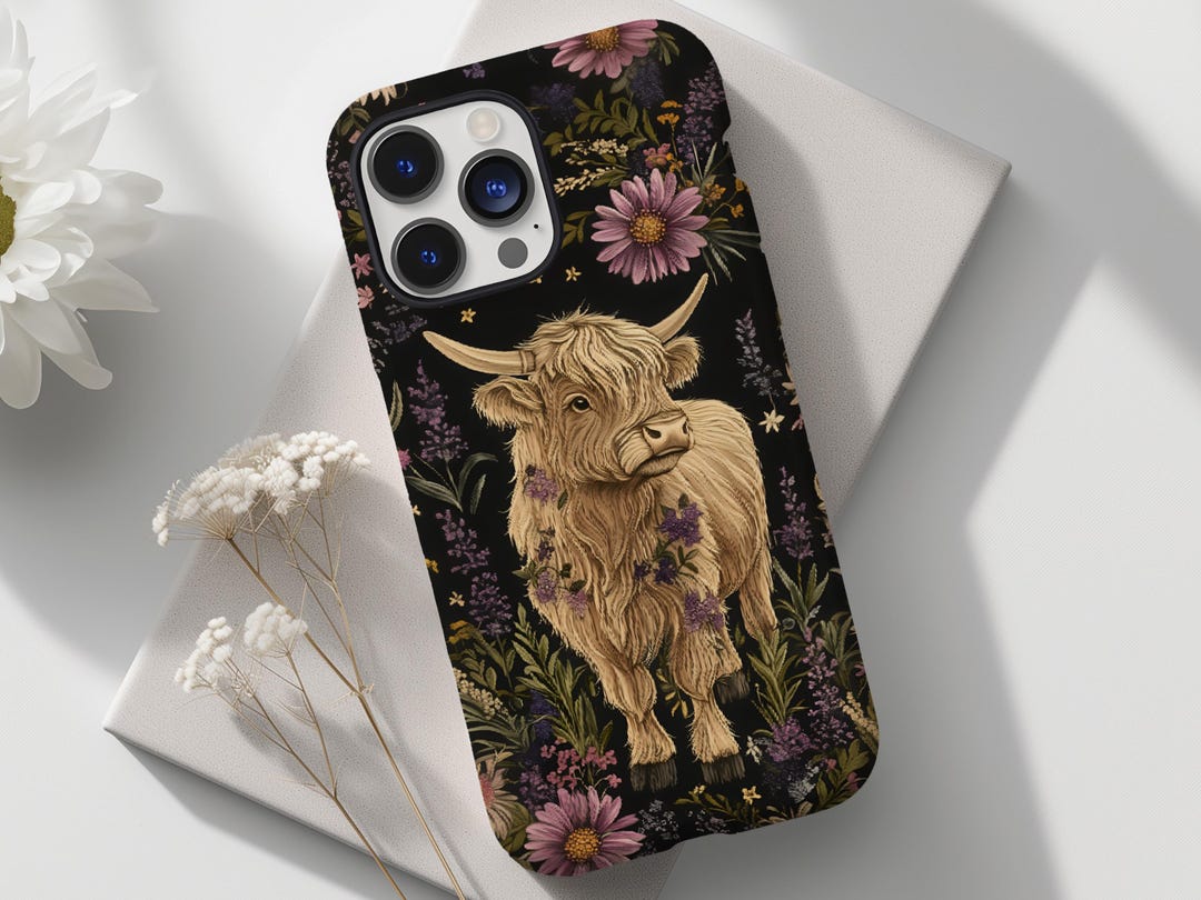 Highland Cow Phone Case for Iphone, Samsung Galaxy & Google Pixel ...