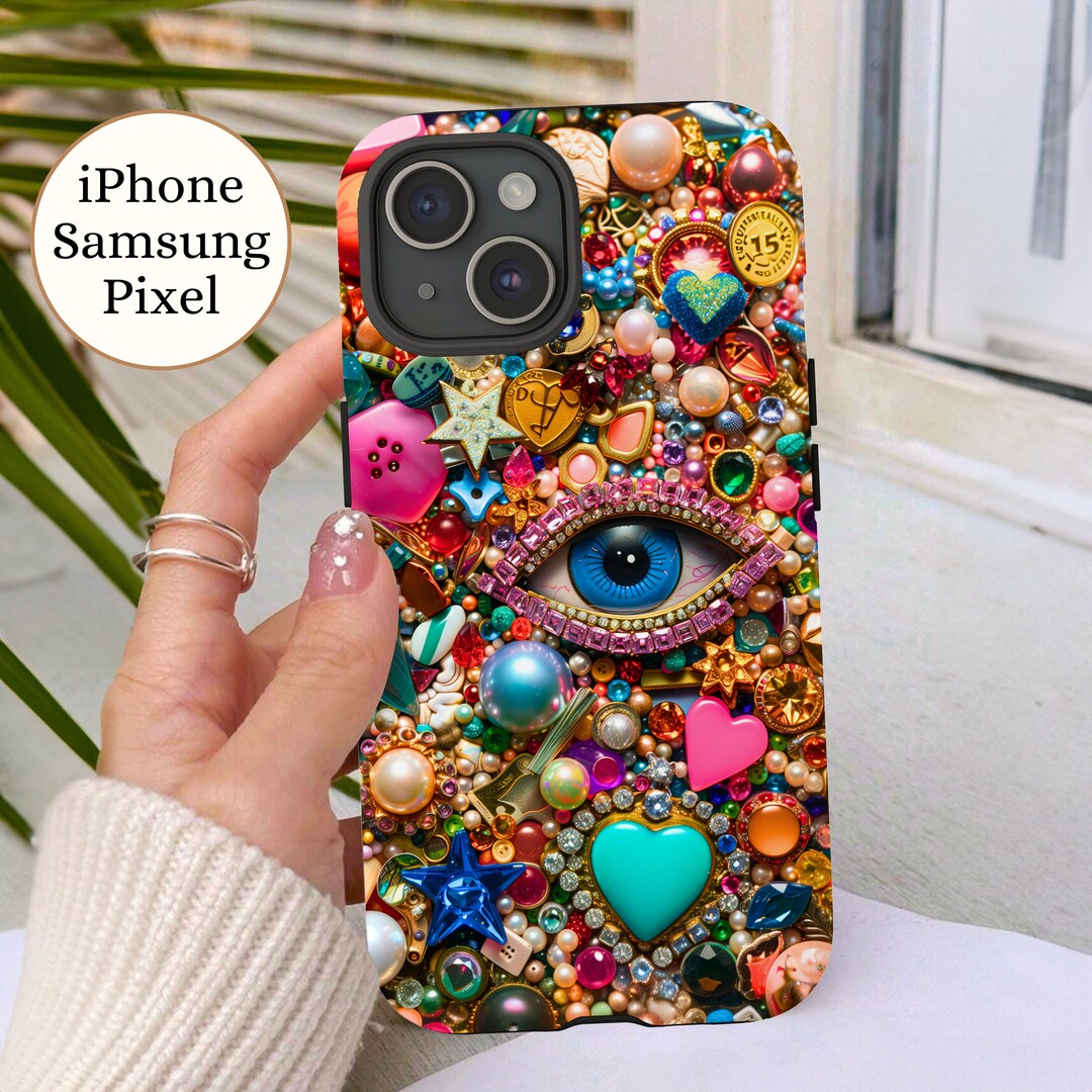 Vintage Charm Mosaic Phone Case for Iphone, Samsung Galaxy, Google ...
