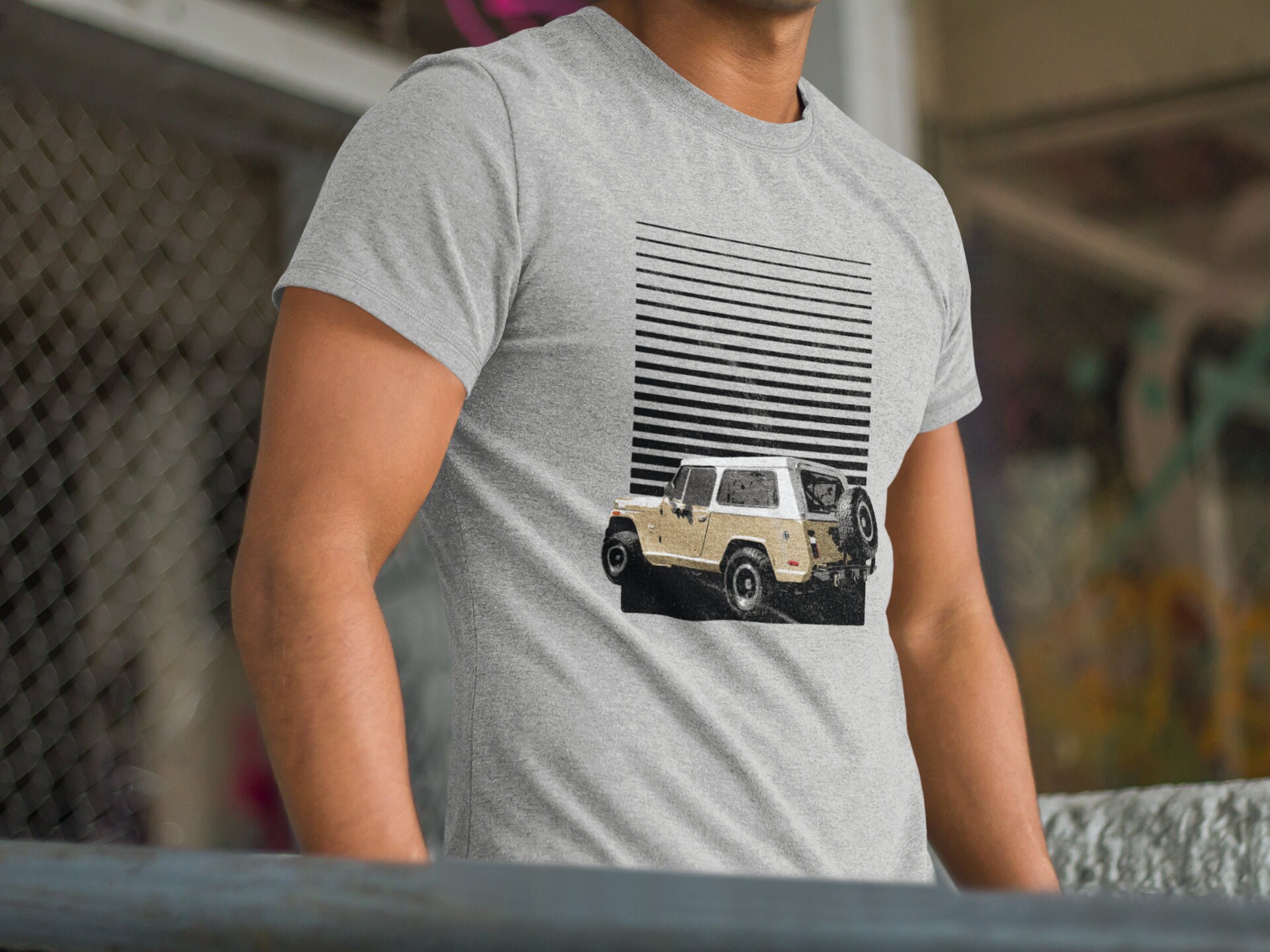 Men's Jeepster Commando Ombre T-shirt - Etsy