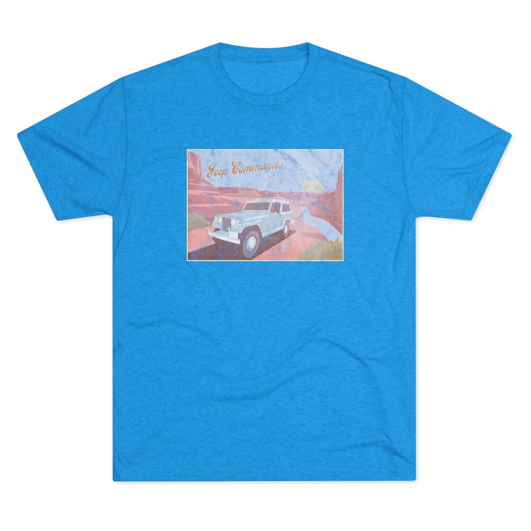 Command Attention Jeep Commando Vintage Postcard T-shirt - Etsy