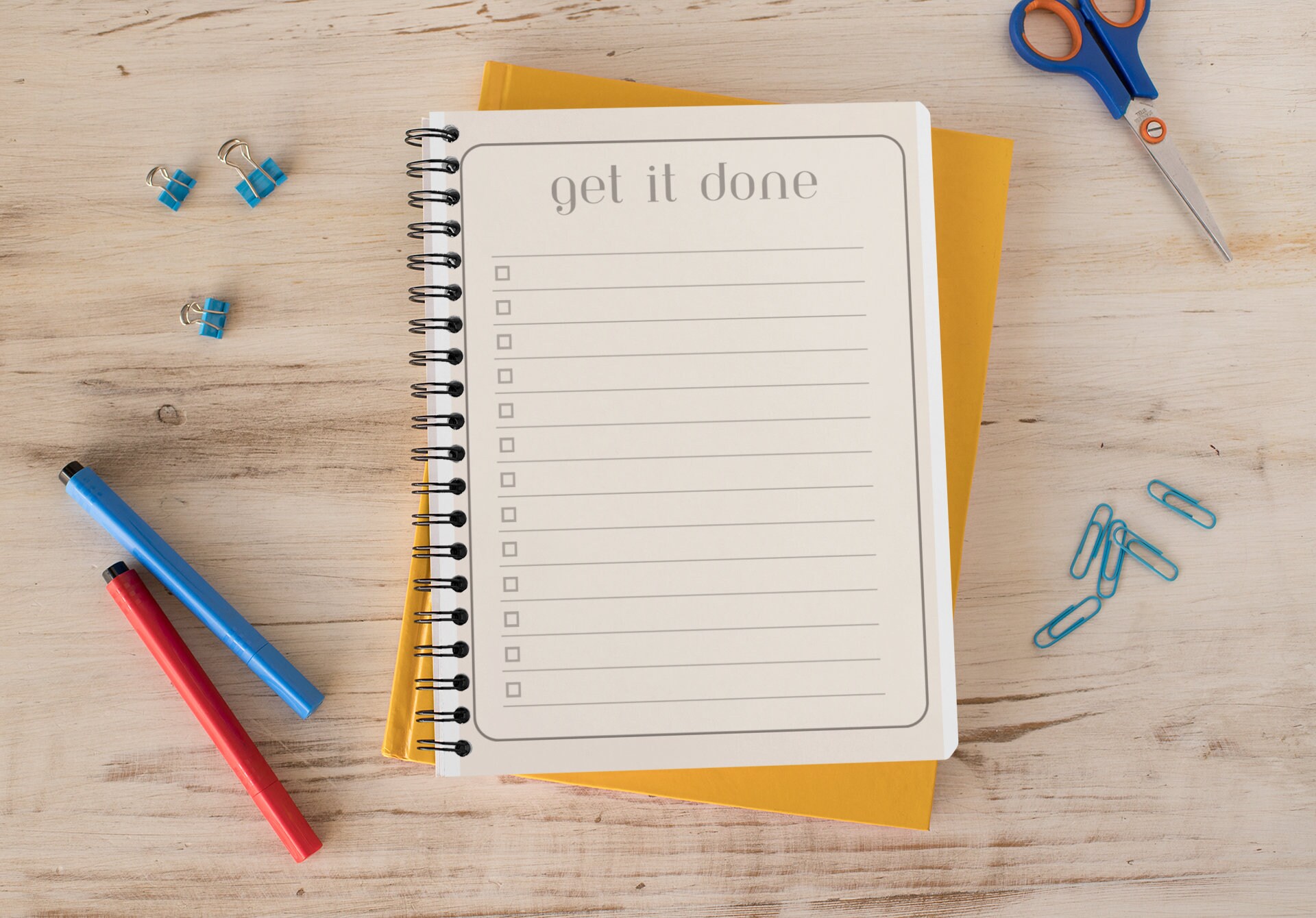 GET IT DONE | Daily To-do List Printable, Instant Download ...
