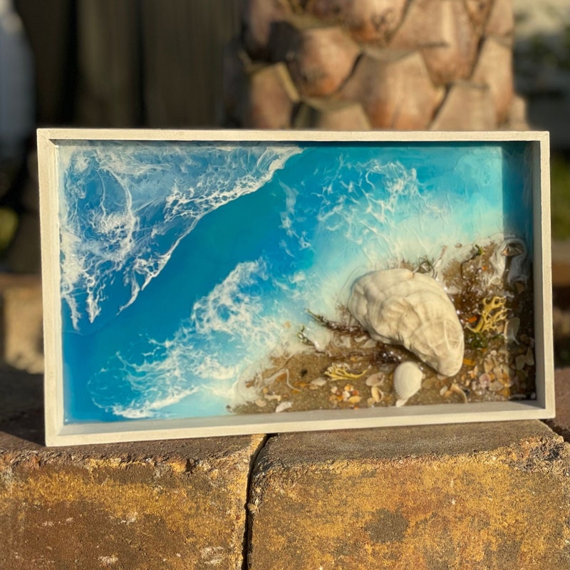 Resin Beach Art - Etsy