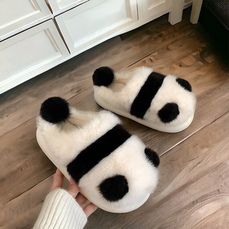 Panda Slippers - Etsy
