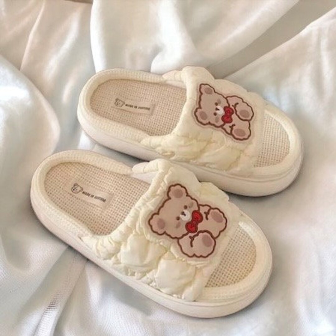 Teddy Bear Slippers, Custom Teddy Bear, Slippers Women, Cute Slippers ...