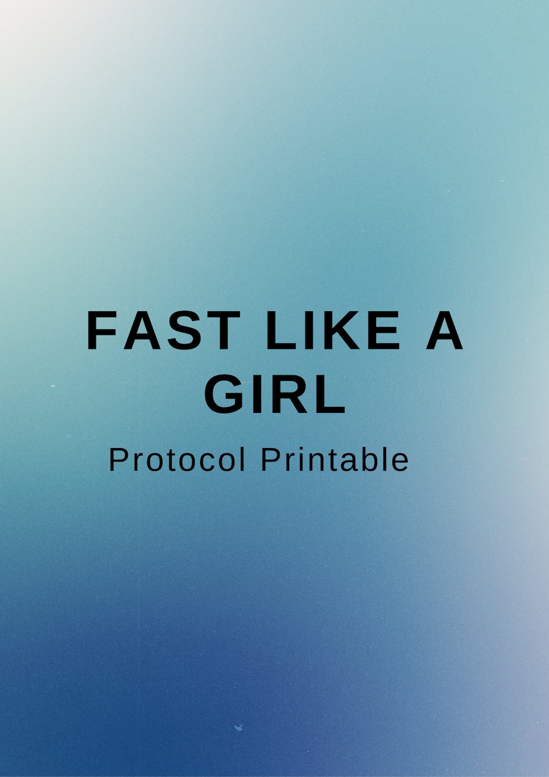 Fast Like a Girl Fasting Mastery Bundle: Dr. Mindy Pelz-inspired ...
