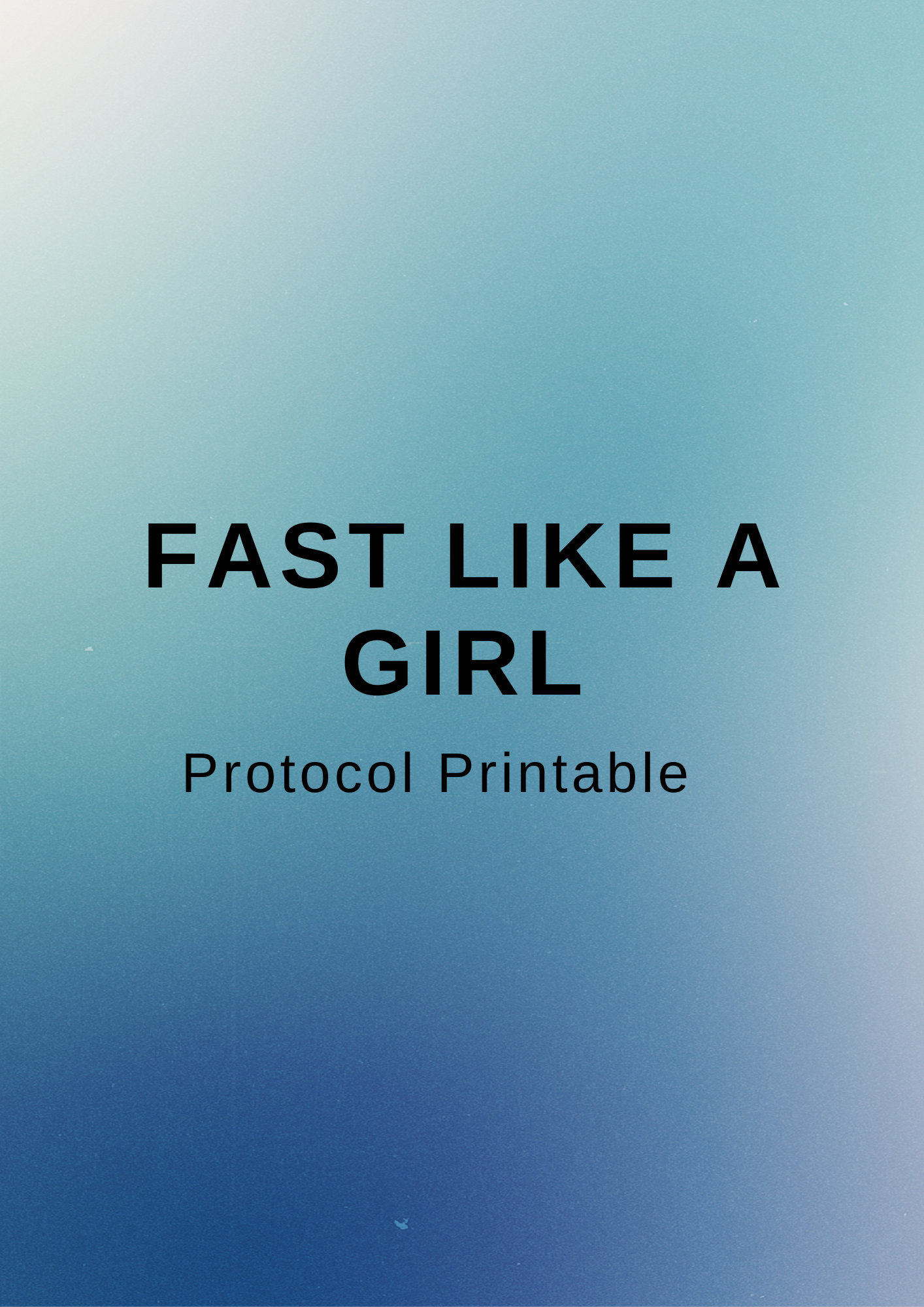 Fast Like a Girl Fasting Mastery Bundle: Dr. Mindy Pelz-inspired ...