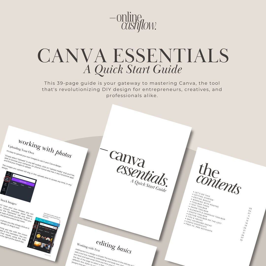 Canva Essentials: A Quick Start Guide | How to Use Canva | Canva How-to ...