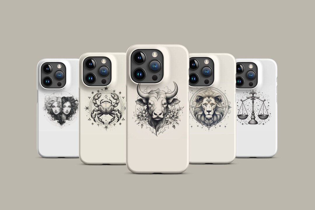 Zodiac Sign Themed Slim iPhone Case for iPhone 15 14 13 12 Pro 11 XR - Etsy