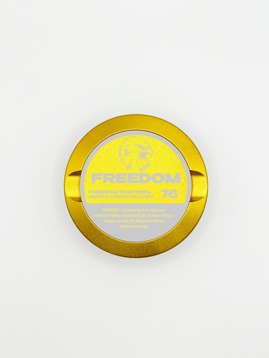 Edition 005: FREEDOM Metal Zyn Can, Custom Zyn Container, Metal Snus ...