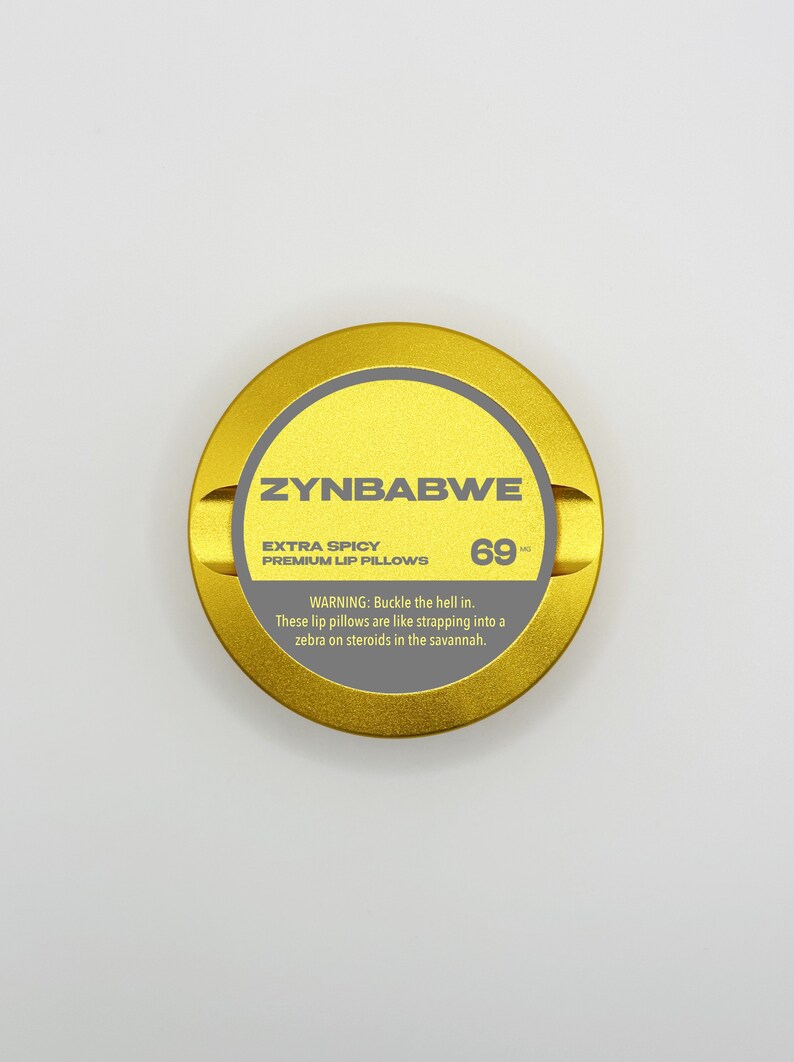 Edition 002: ZYNBABWE Metal Zyn Can, Custom Snus Container, Metal Snus ...