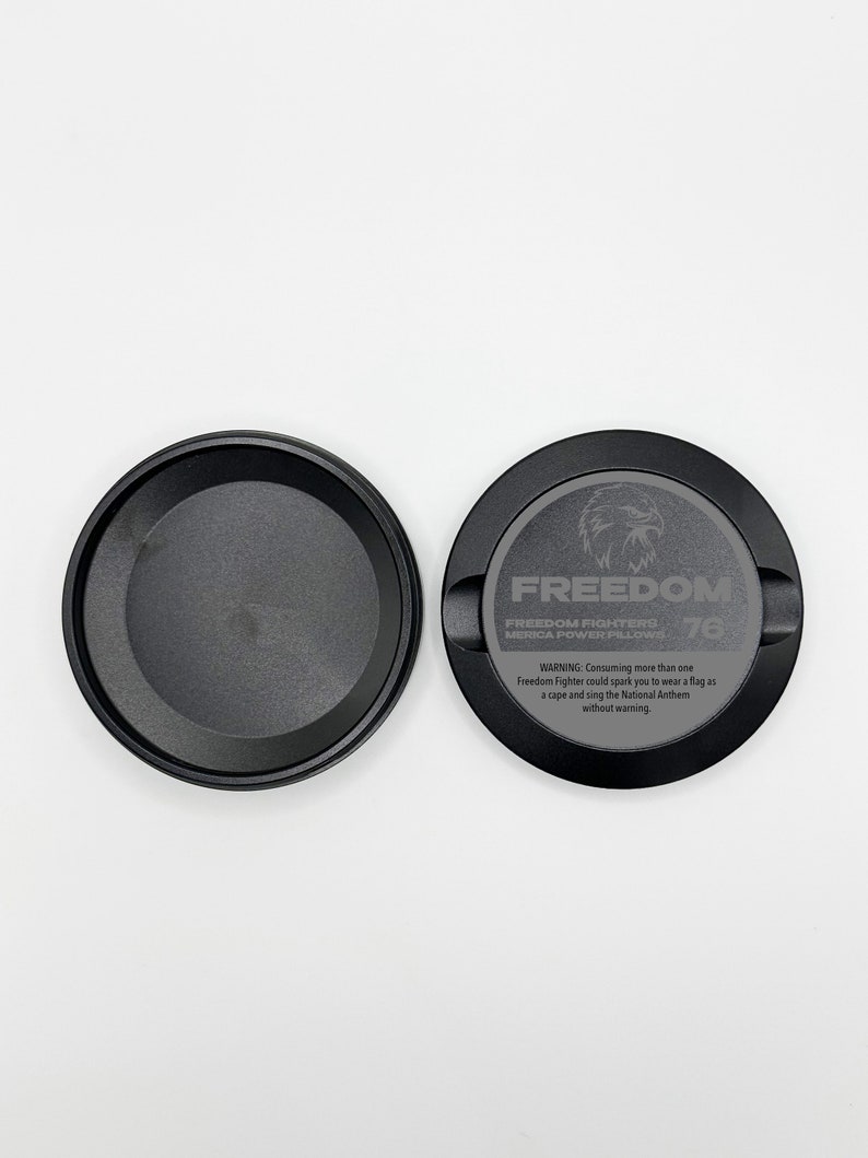 Edition 005: FREEDOM Metal Zyn Can, Custom Zyn Container, Metal Snus ...