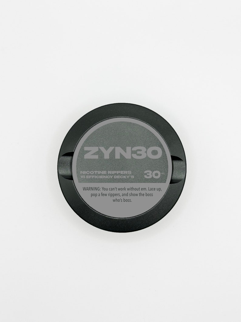 Edition 004: ZYN30 Metal Zyn Can, Custom Snus Container, Metal Snus Can ...