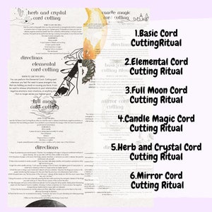 Cord Cutting Spell Digital Guide - 6-page PDF Instant Download, Energy ...