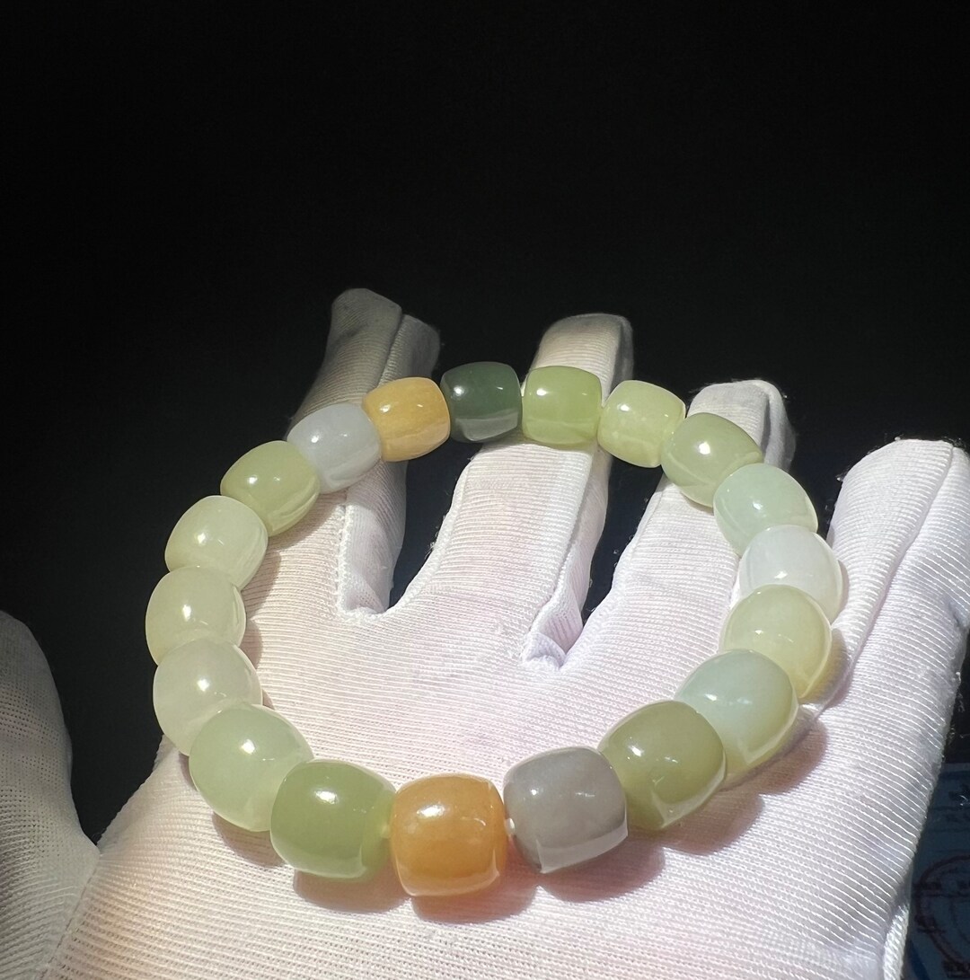 1010mm High Quality Certified Natural Hetian Jade Nephrite/multi Color ...
