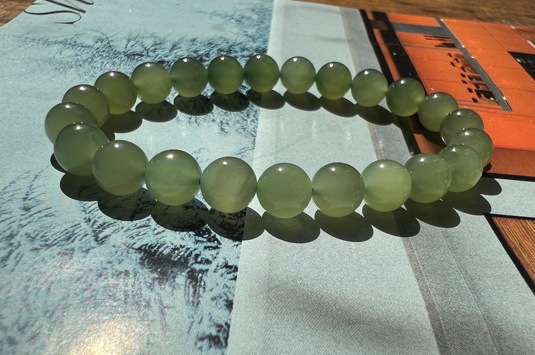 High Quality Certified Natural Old Mine Hetian Jade Nephrite Bracelet ...