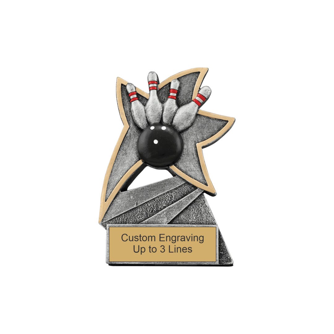 Bowling Trophy: Custom Engraved Award (5.5 Inch) - Etsy