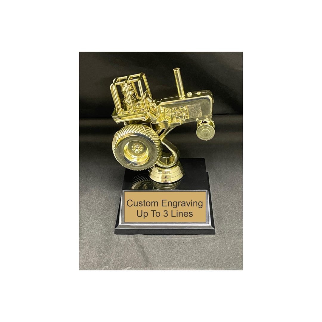 Tractor Trophy, Personalized Gifts, Engraved Gifts, Farm Trophy - Etsy