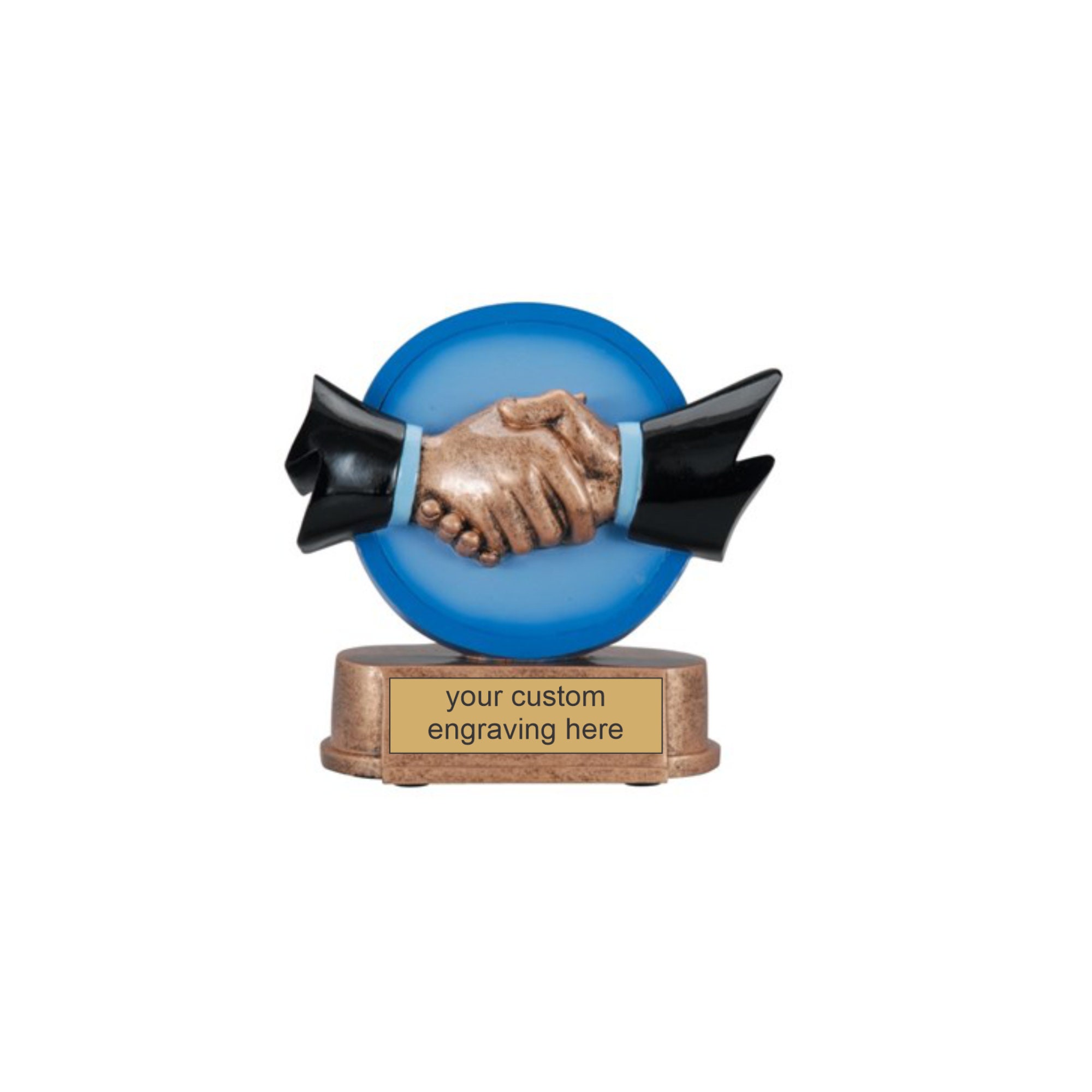 Teamwork Handshake Trophies, Resin Award, Trophy, Salesman Trophy ...