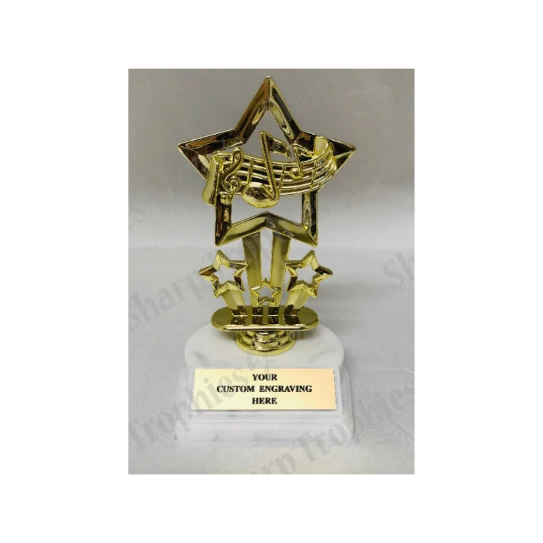 Music Trophy / Singing Trophy - Etsy