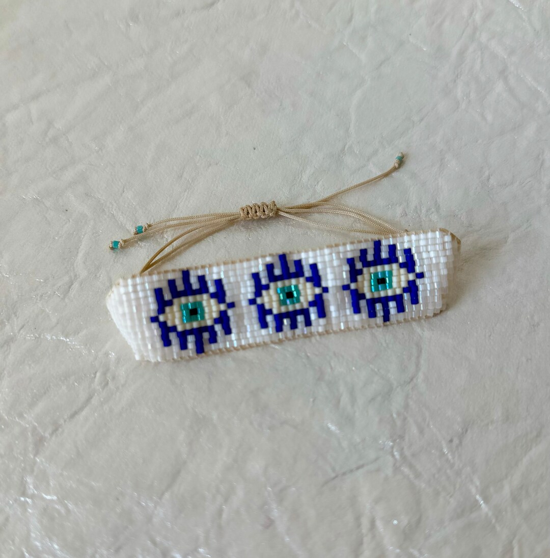 Miyuki Bracelet Pattern, DIY Bracelet, Beaded Bracelet Pattern, Woven ...