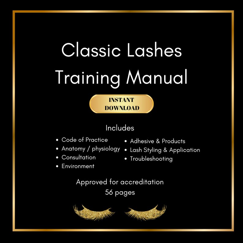 EDITABLE Eyelash Extension Training Manual - Etsy