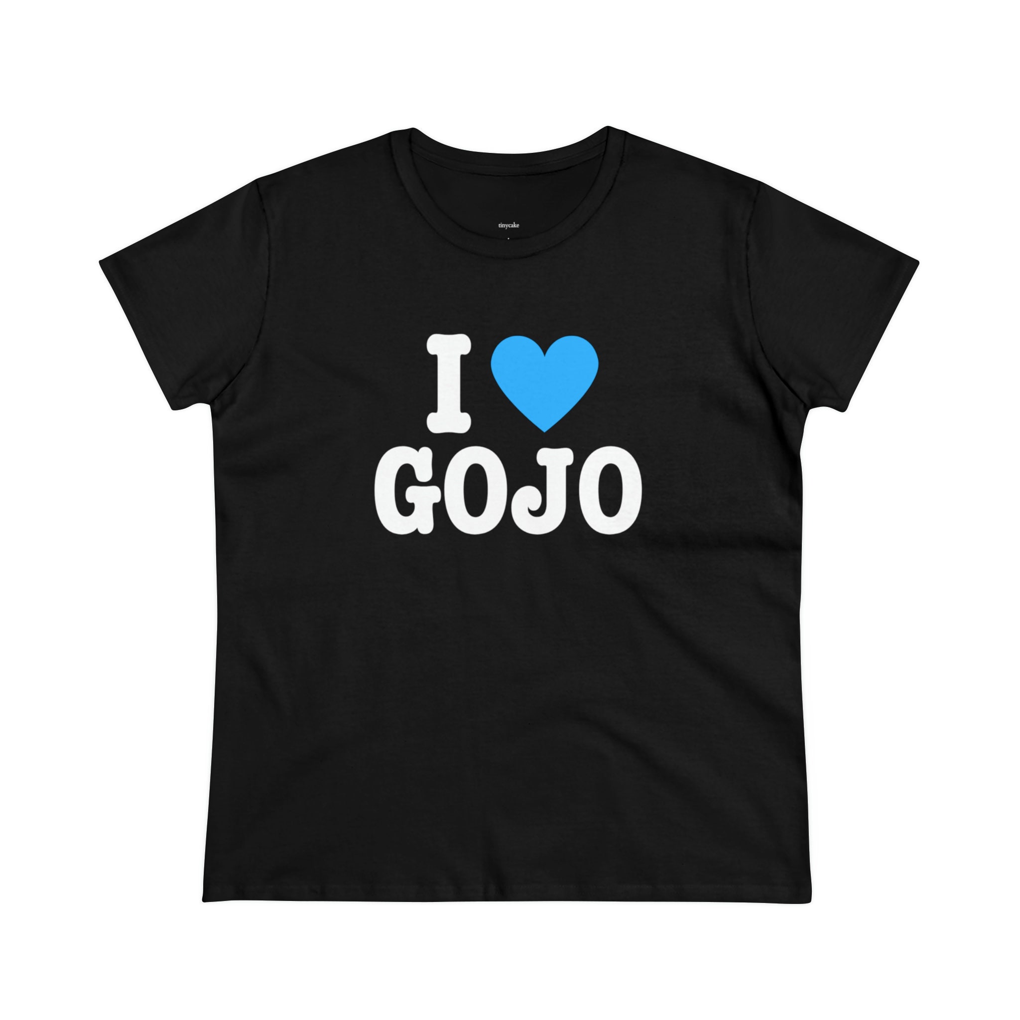 I Love Gojo Baby Tee / I Heart Gojo T-shirt / Jujutsu Kaisen T-shirt - Etsy