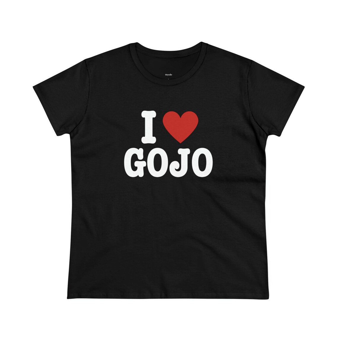 I Love Gojo Baby Tee / I Heart Gojo T-shirt / Jujutsu Kaisen T-shirt - Etsy