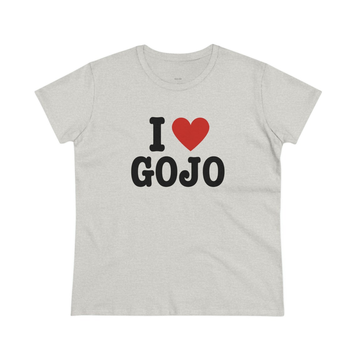 I Love Gojo Baby Tee / I Heart Gojo T-shirt / Jujutsu Kaisen T-shirt - Etsy