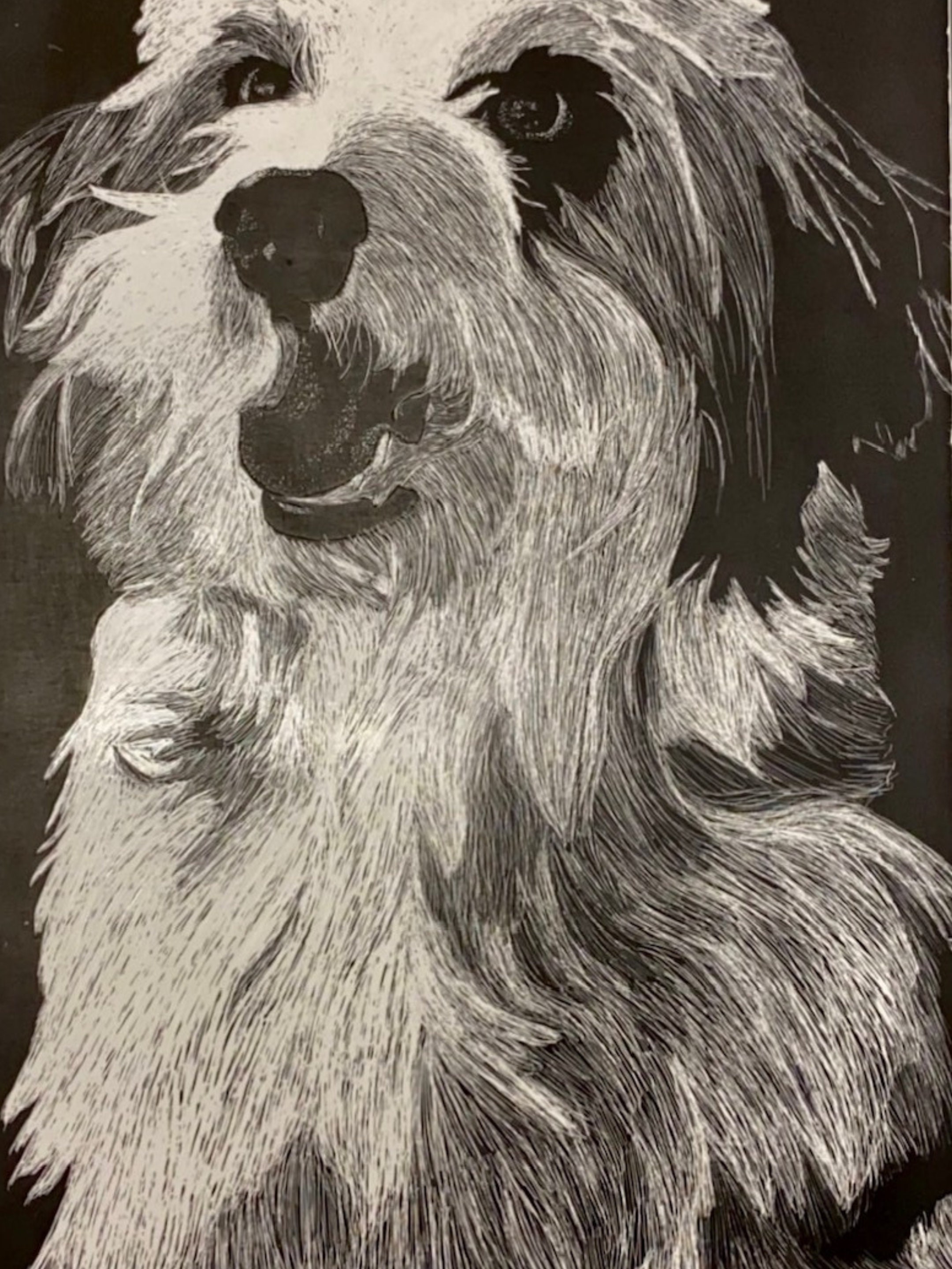 Custom Art Handmade Scratchboard From Photo, Perfect Gift & Memory ...