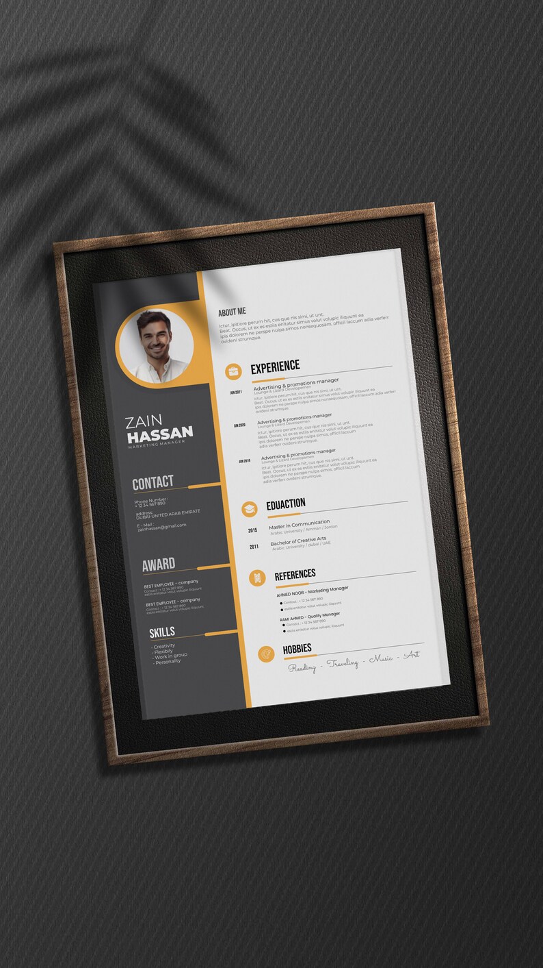 PP Resume Template 2024 Modern Template - Etsy
