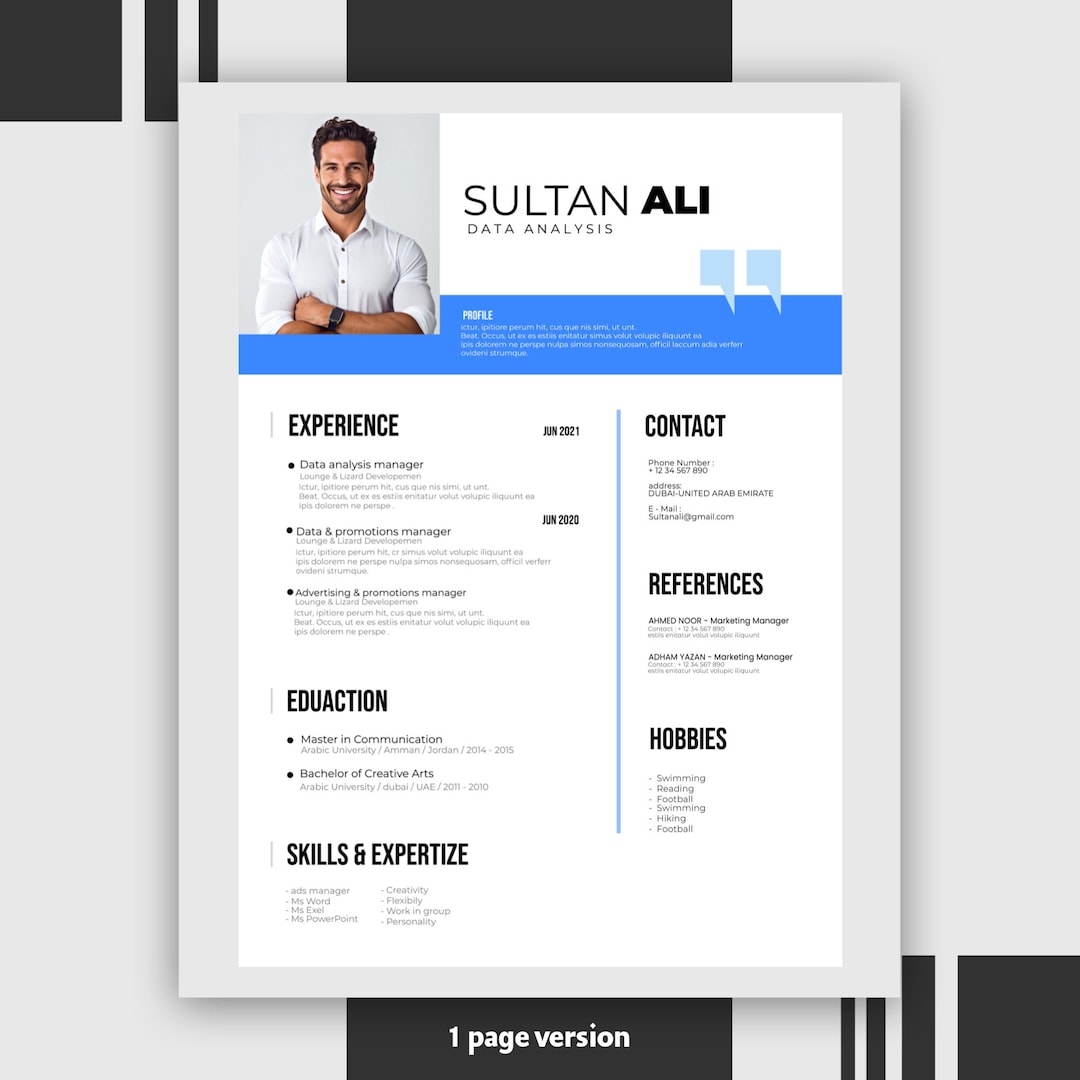 PP Resume Template 2024 Modern Template - Etsy