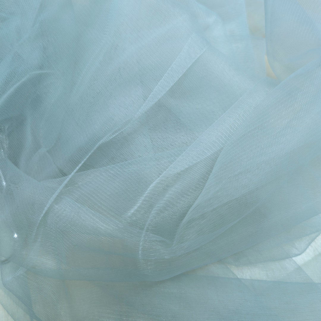 Salvia Officinalis Fabric Sample Sage Green Pastel Wedding Veil Bridal ...