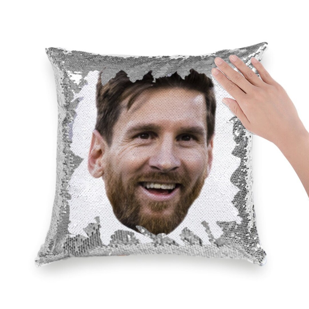 Lionel Messi Sequin Pillow Celebrity Pillowcase Cushions Pillow Case ...