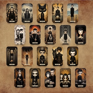Spooky Tarot Deck, Gothic Tarot Cards, Tarot With Guidebook, 78 Dark ...