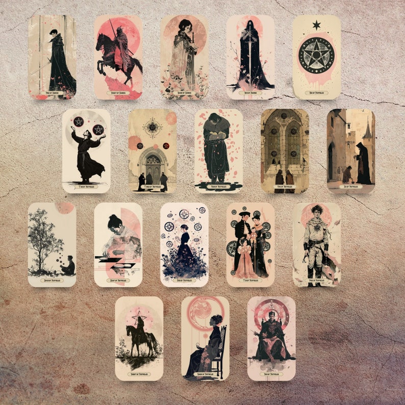 Modern Tarot Deck, Contemporary Tarot Cards, Tarot With Guidebook, 78 ...