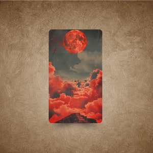 Retro Poster Tarot Deck, Red Tarot Cards, RSW Based Tarot, Black Tarot ...