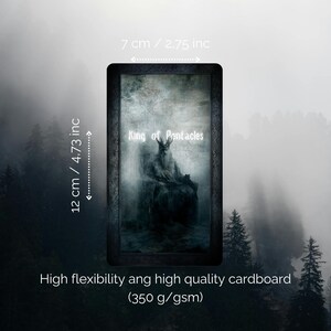 Dark Gothic Tarot Deck, Haunting Tarot Cards, Mystical Oracle Deck ...