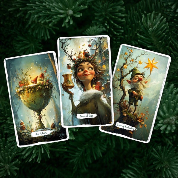 Christmas Tarot - Etsy