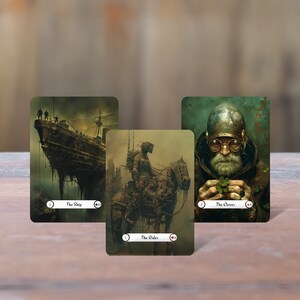 Victorian Steampunk Lenormand Cards, Vintage Oracle Cards, Fantasy ...