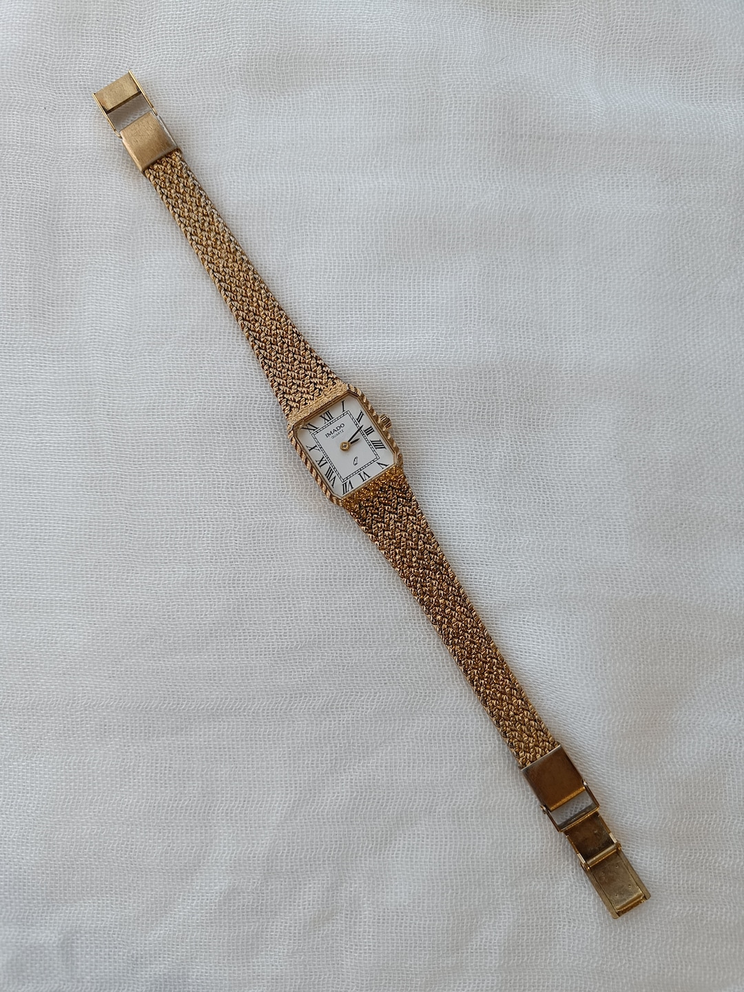 Vintage Imado Quartz Square Dial Watch - Etsy