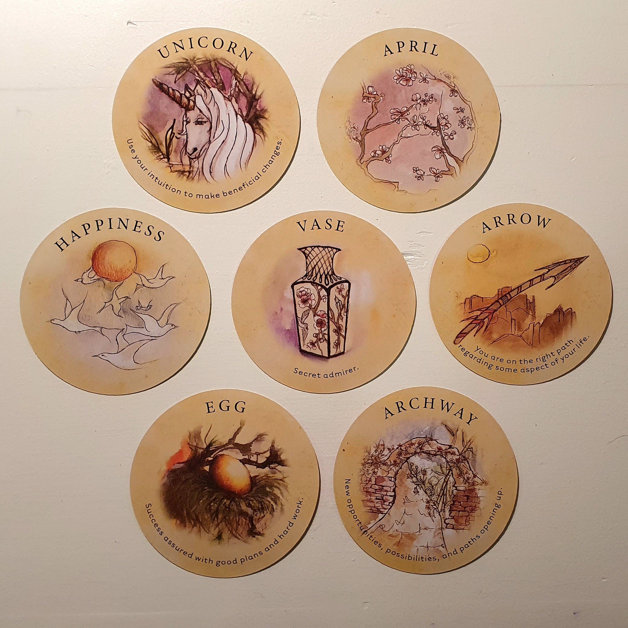 Tea Leaf Fortune Cards Reading - Etsy