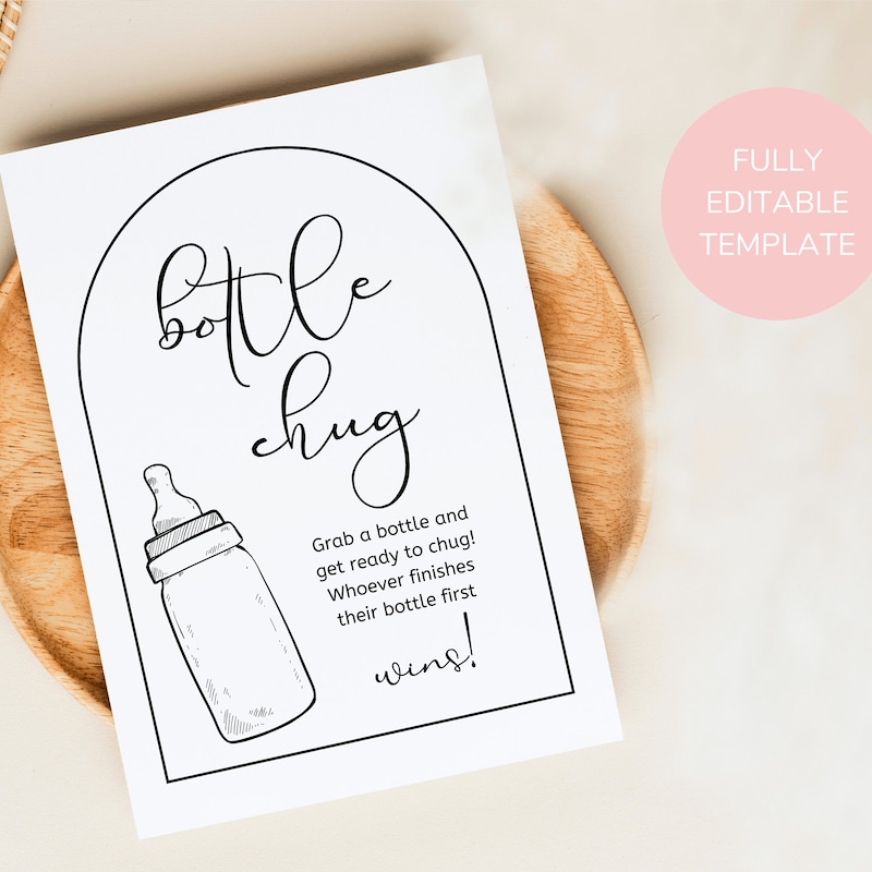 Bottle Chug Game - Etsy