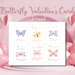 Butterfly Valentine's Day Template | Valentine's Day Card | Valentine ...
