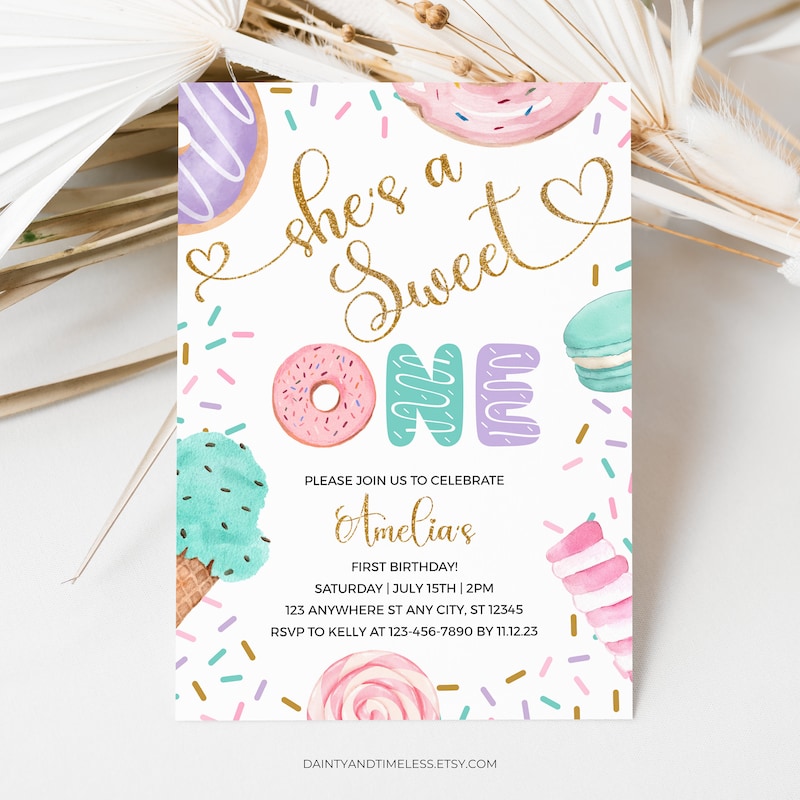 Sweet One - Etsy