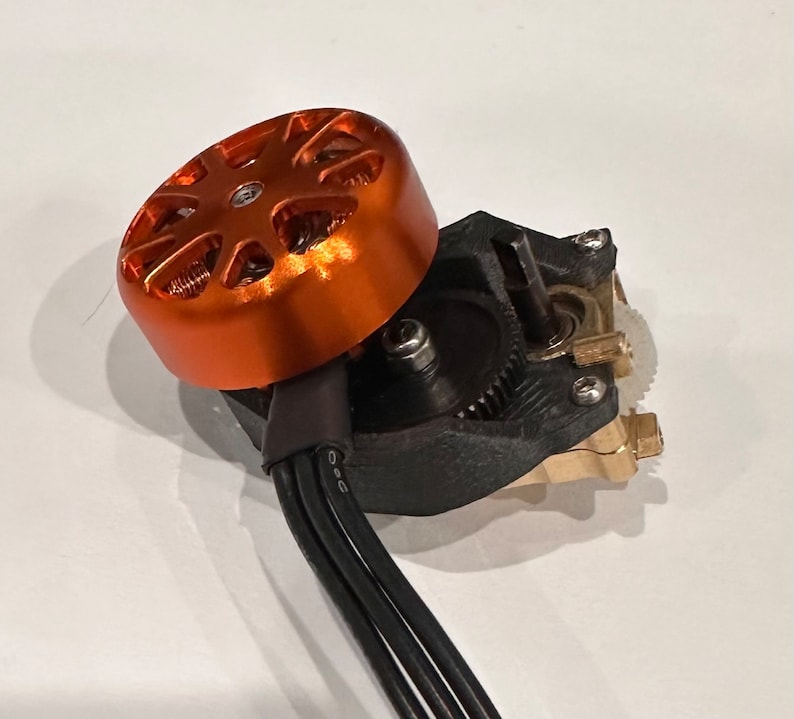 SCX24 Brushless Pancake Carbon Fiber Motor Mount - Etsy