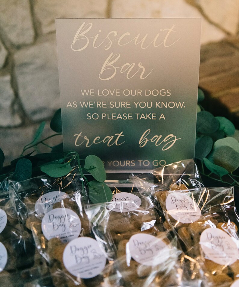 Editable Biscuit Bar Sign for Dog Treats Canva Template Digital ...