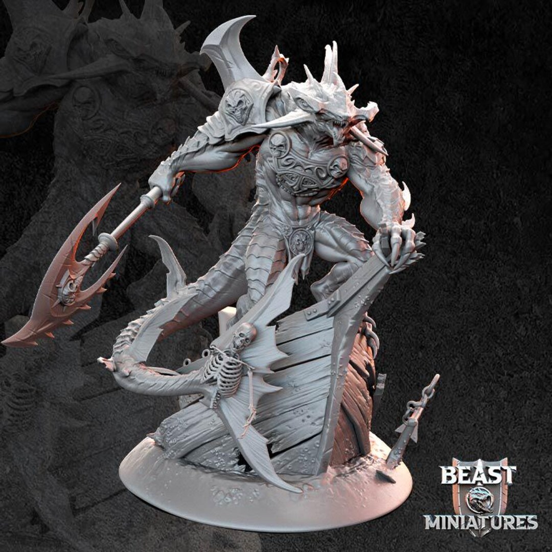 Fisk Fjall | Beast Miniatures | Dungeons and Dragons | Tabletop | Role ...