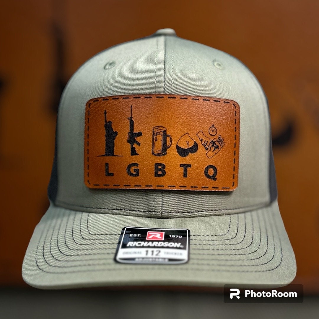 Liberty, Guns, Beer, Titties, and Quickies, LGBTQ, Leather Patch, Hat - Etsy