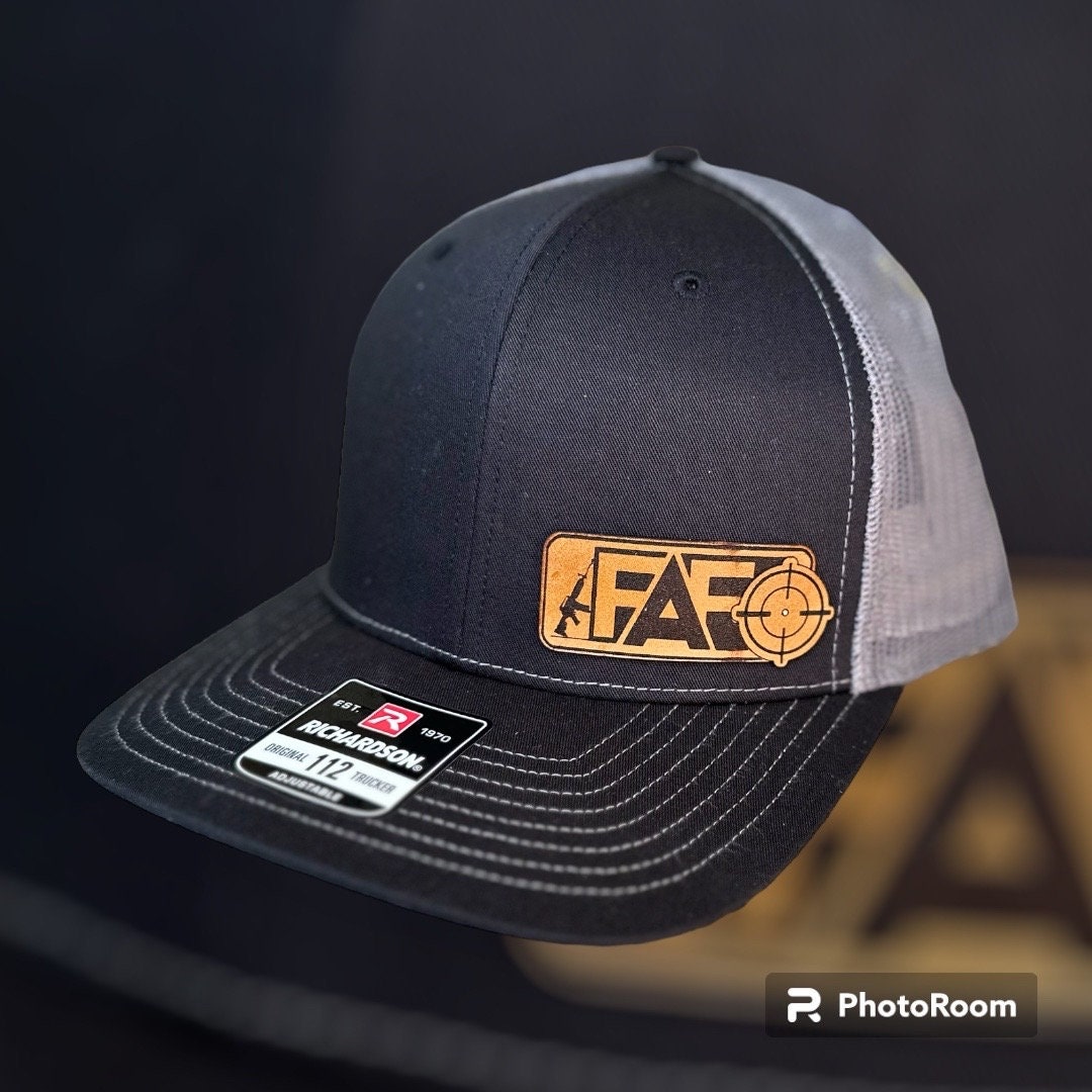 FAFO, Leather Patch, Richardson 112 - Etsy